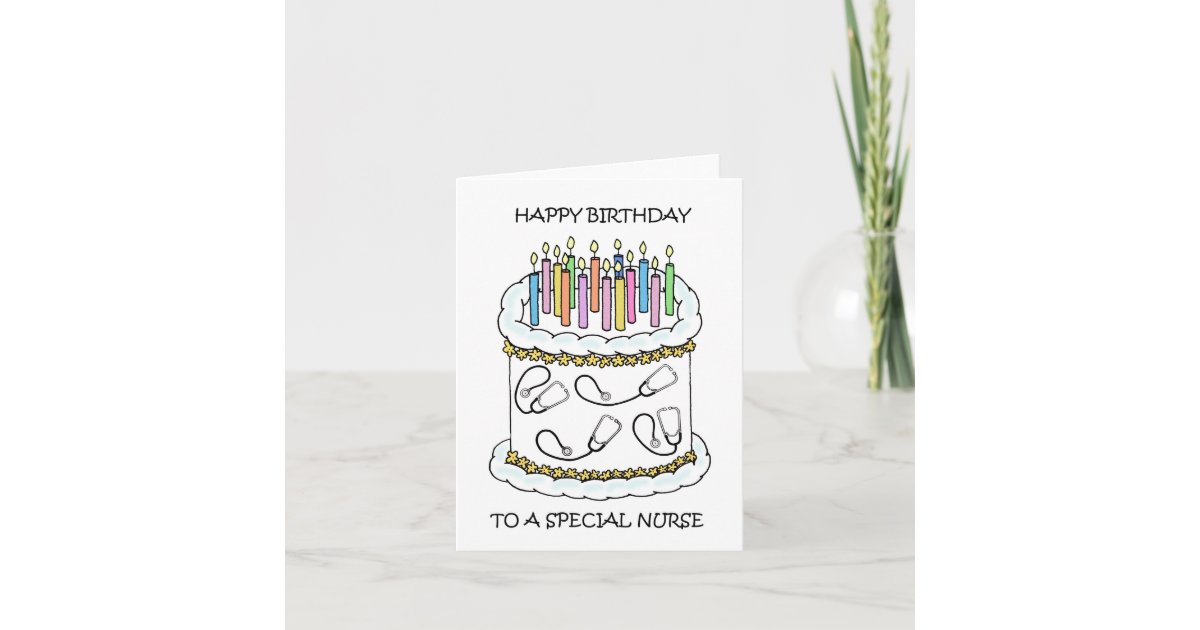 Happy Birthday to Nurse Card | Zazzle
