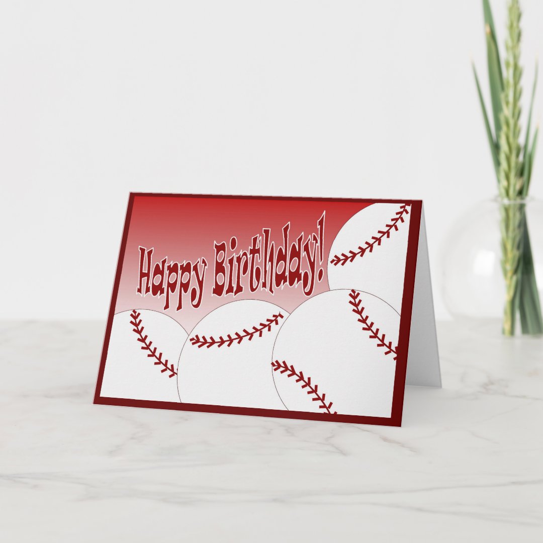Happy Birthday to Softball Player From Biggest Fan Card | Zazzle