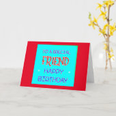 HAPPY BIRTHDAY TO **THE BEST FRIEND EVER!** CARD | Zazzle