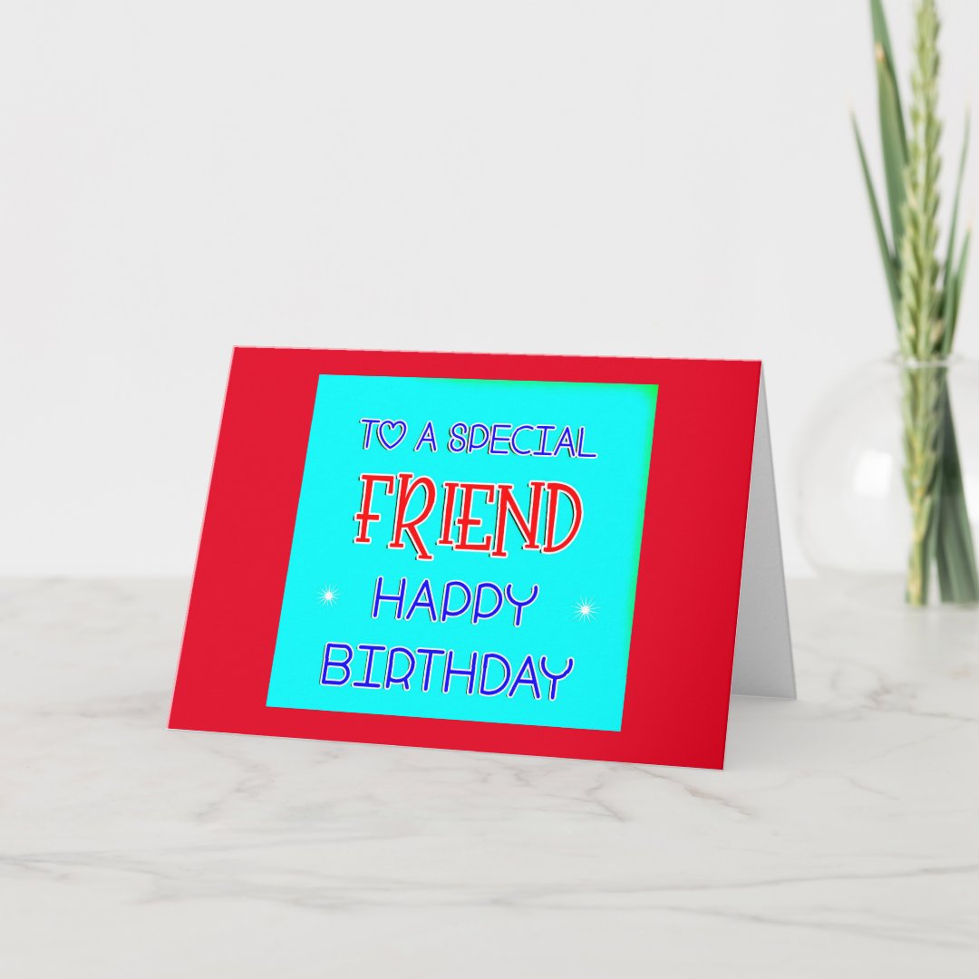 HAPPY BIRTHDAY TO **THE BEST FRIEND EVER!** CARD | Zazzle