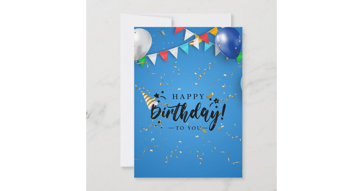Happy Birthday To You Holiday Card | Zazzle