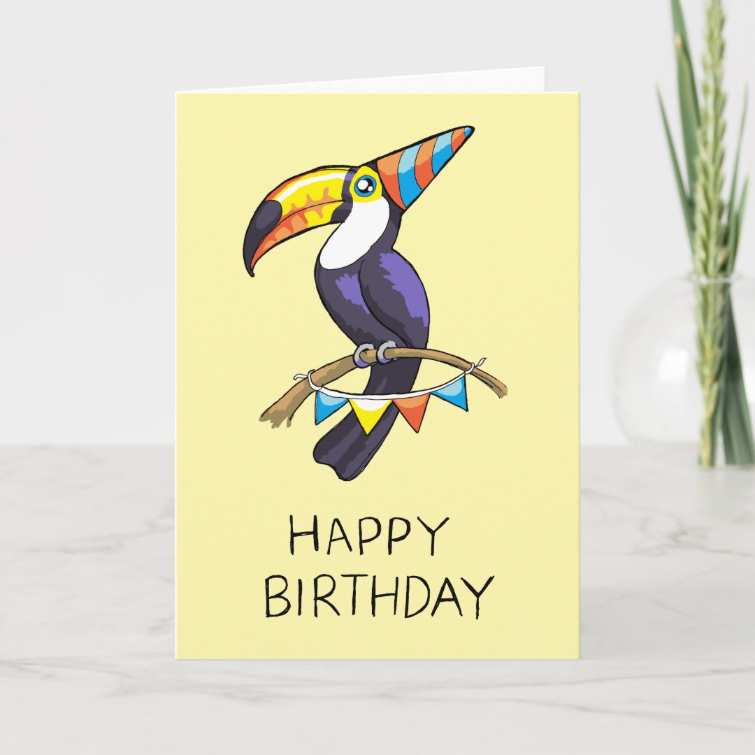 Happy Birthday Toucan Card | Zazzle