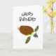 Happy Birthday Turtle card | Zazzle