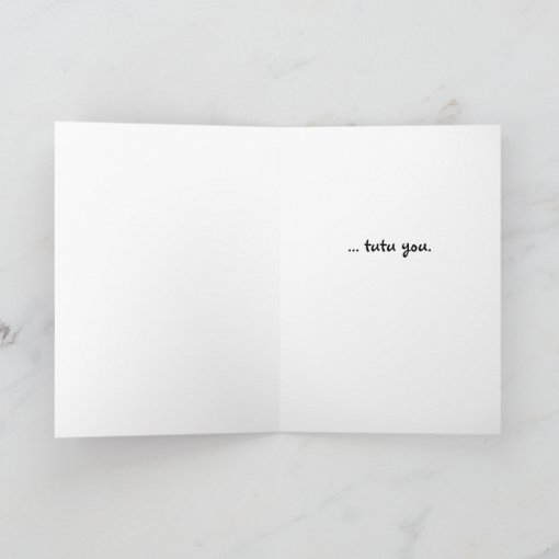 Happy Birthday Tutu Card | Zazzle