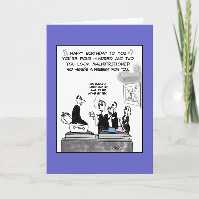 Happy birthday vampire card | Zazzle