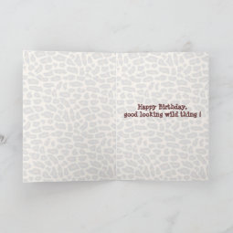 Happy Birthday Wild Thing Card | Zazzle