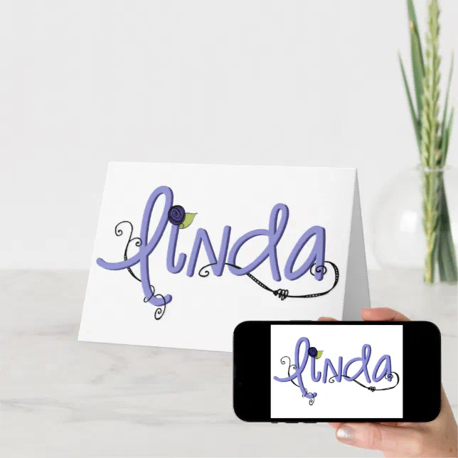 HAPPY BIRTHDAY WISHES FOR YOU ****LINDA**** CARD | Zazzle