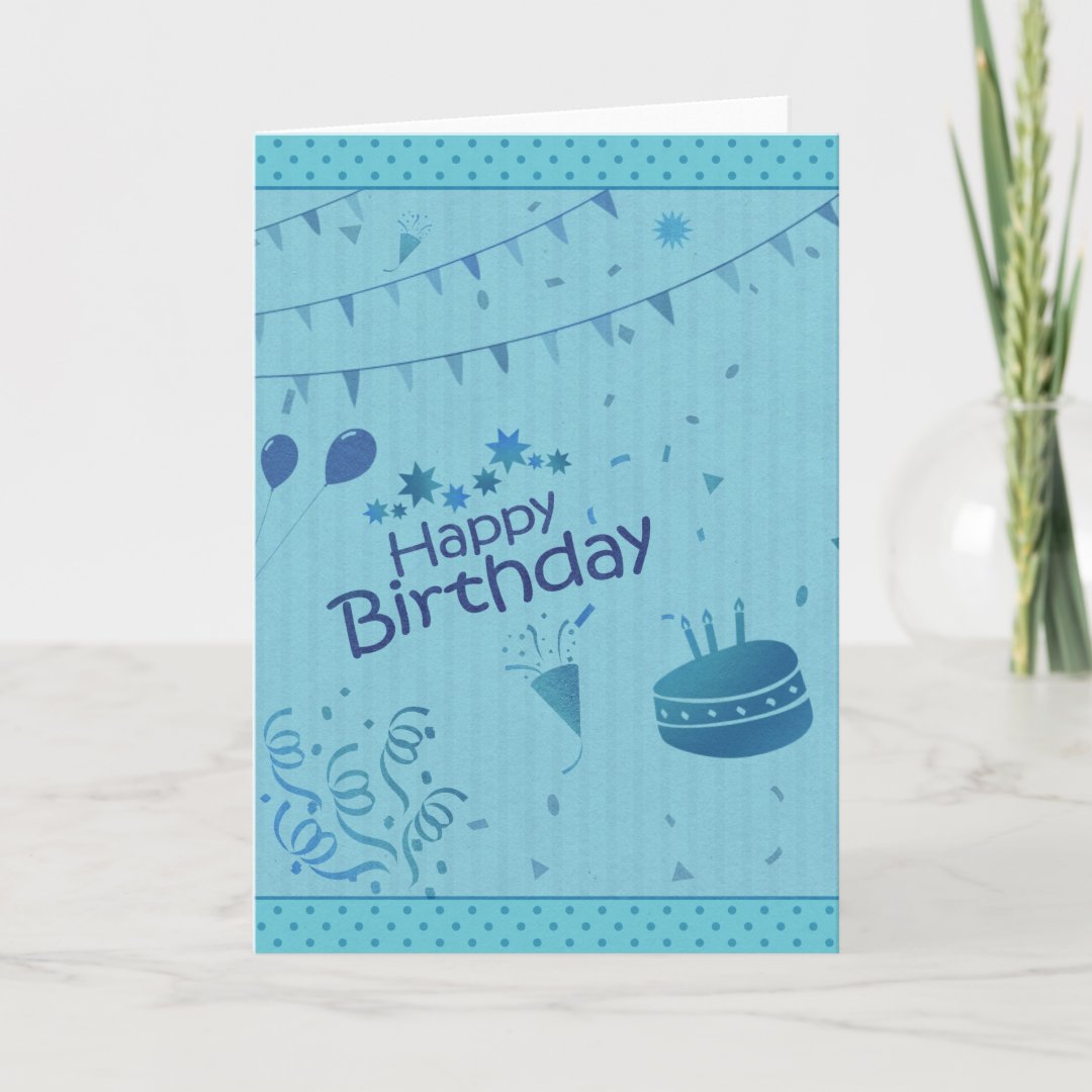 Happy Birthday Word Cloud Card | Zazzle
