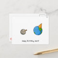 "Happy Birthday, World" - Rosh Hashanah Holiday Postcard | Zazzle