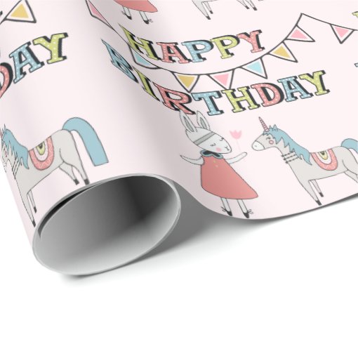 Happy Birthday Wrapping Paper | Zazzle