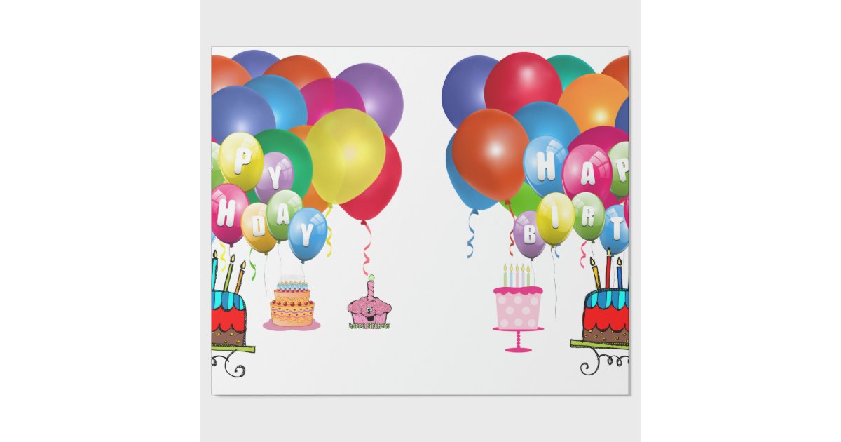 Happy Birthday! Wrapping Paper | Zazzle