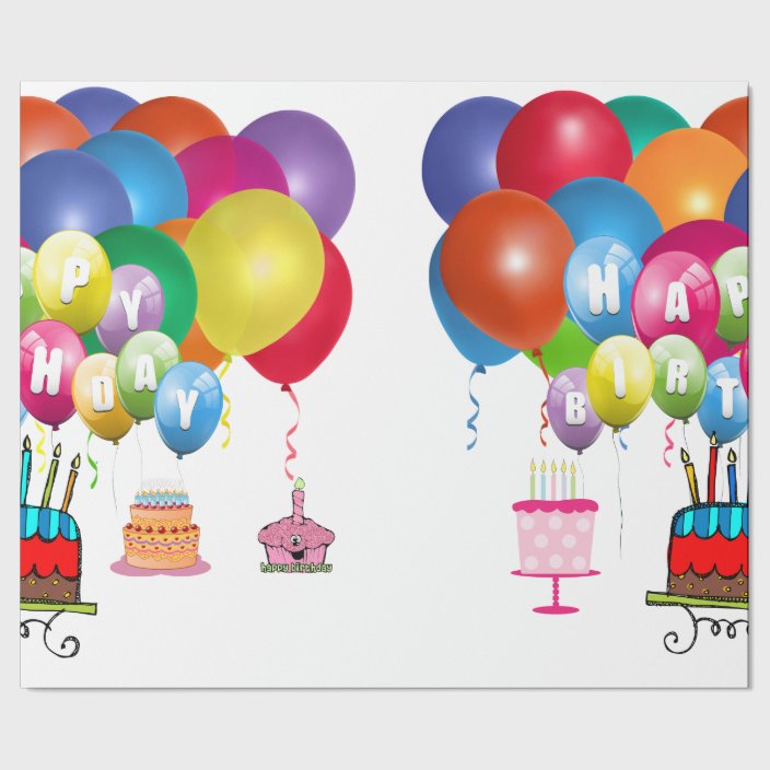 Happy Birthday! Wrapping Paper | Zazzle.com