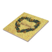 Happy Birthday Wreath Tile | Zazzle