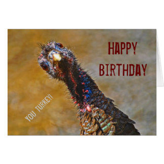 Happy Birthday Turkey Cards | Zazzle