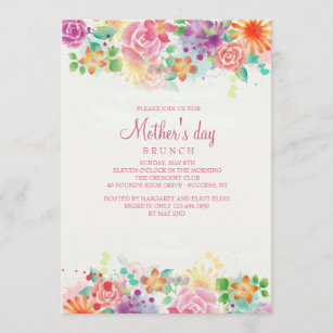 Happy Mothers Day Invitations | Zazzle