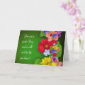 Happy Boss's Day for female boss with flowers Card | Zazzle