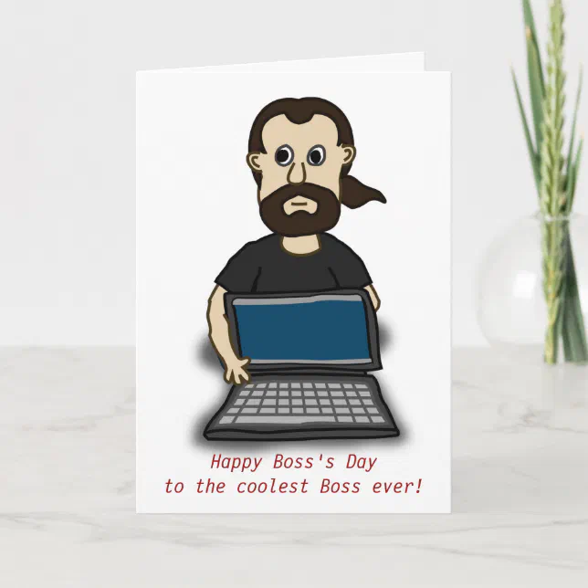 Happy Boss's Day to the coolest boss ever Card | Zazzle