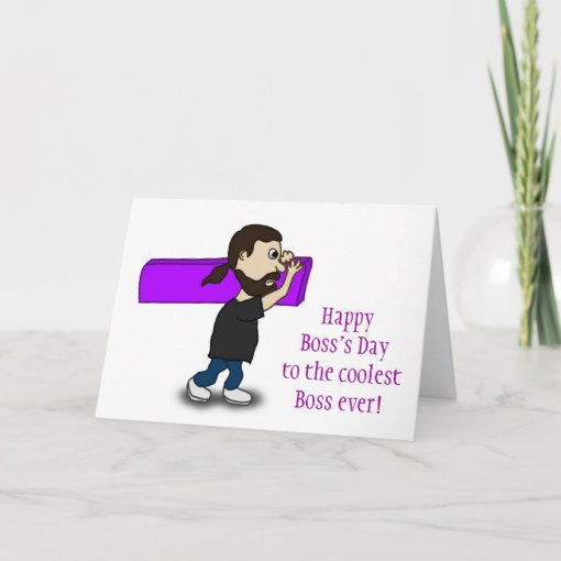 Happy Boss's Day to the coolest boss ever Card | Zazzle