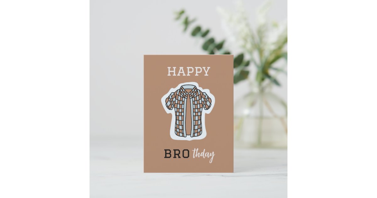 Happy BROthday Birthday Card | Zazzle