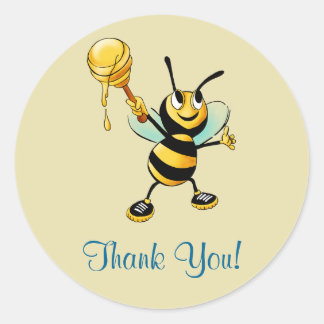 Bee Thank You Stickers | Zazzle