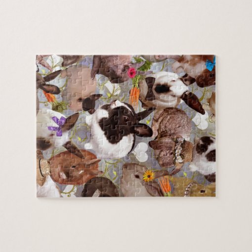 Happy Bunnies Jigsaw Puzzle | Zazzle