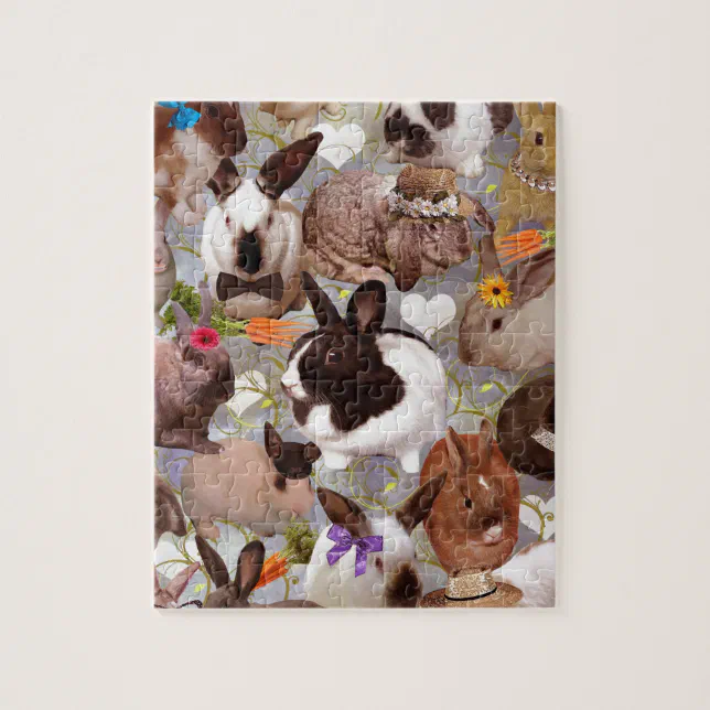Happy Bunnies Jigsaw Puzzle | Zazzle