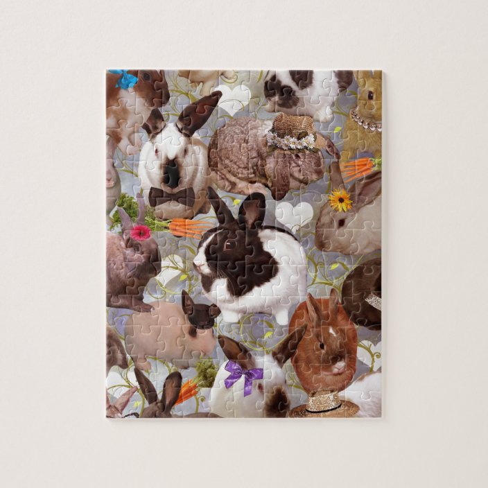 Happy Bunnies Jigsaw Puzzle | Zazzle.com