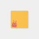 Happy Burning Fire Flame Character Post-it Notes | Zazzle