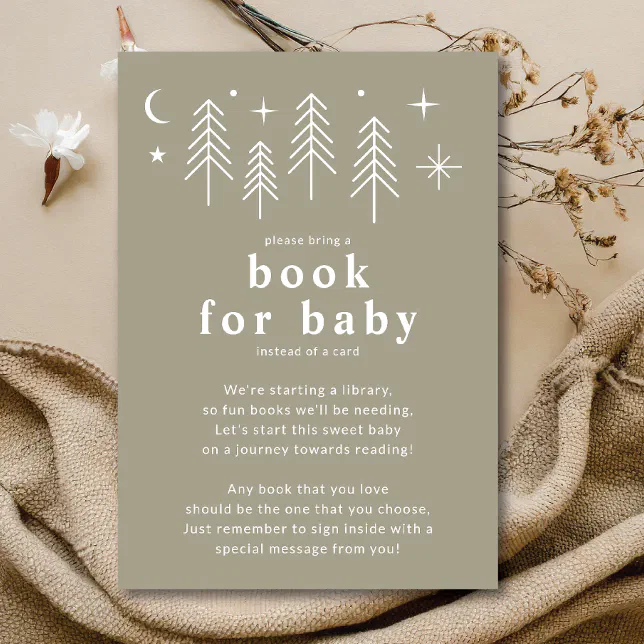 Happy Camper Baby Book Card | Zazzle