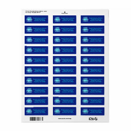 Happy Camper RV Camping Motorhome Return Address Label | Zazzle