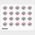 Happy Camper RV Classic Round Sticker | Zazzle