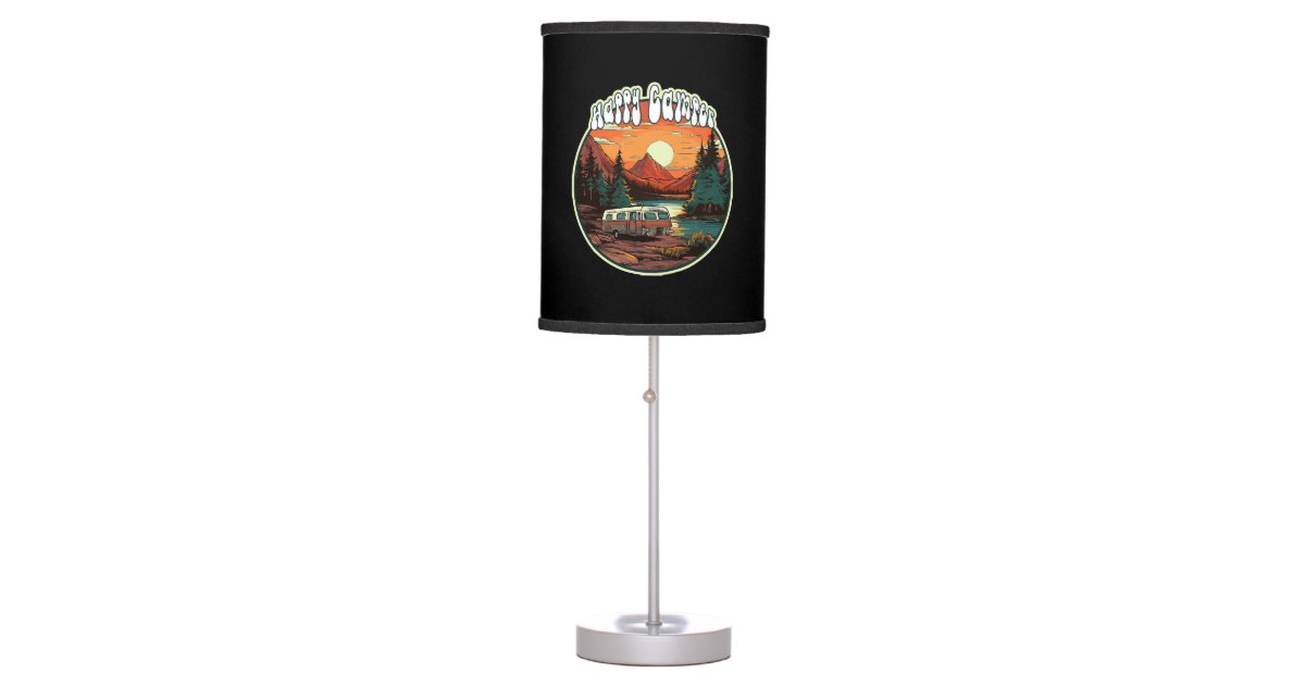 Happy Camper Table Lamp | Zazzle