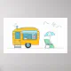 Happy camper trailer poster | Zazzle