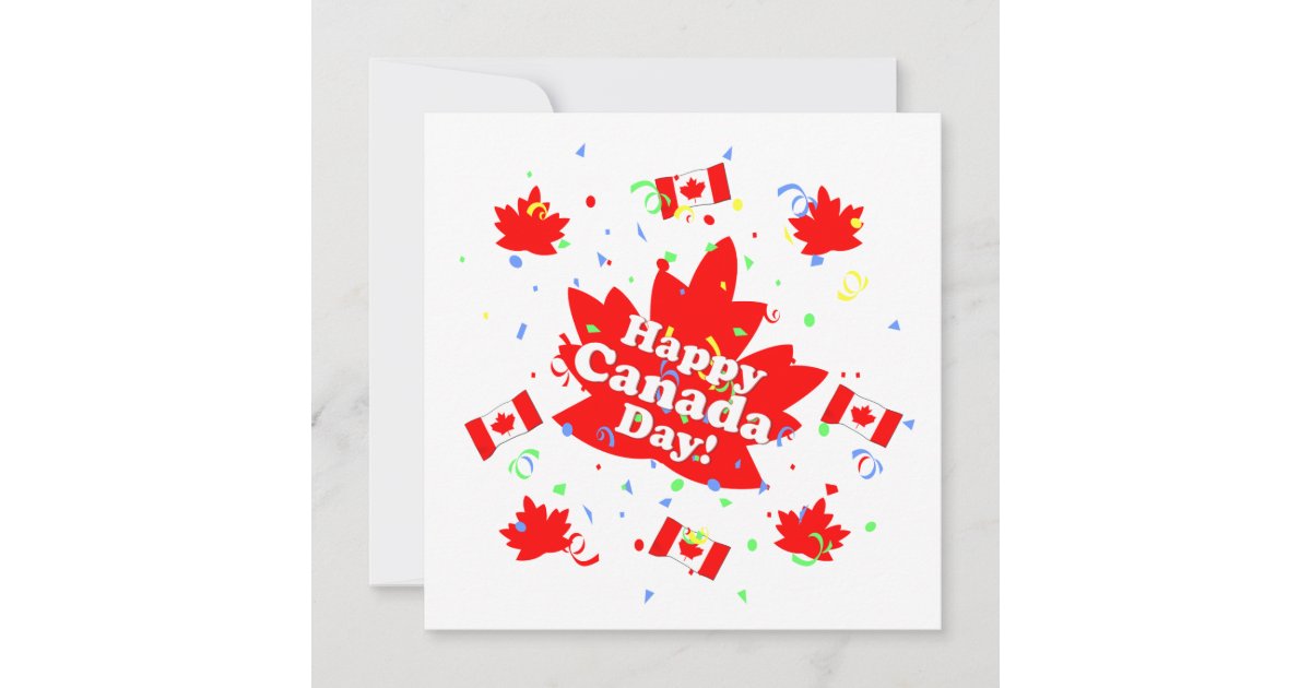 Happy Canada Day Party Invitation | Zazzle
