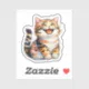 Happy Cat Sticker | Zazzle