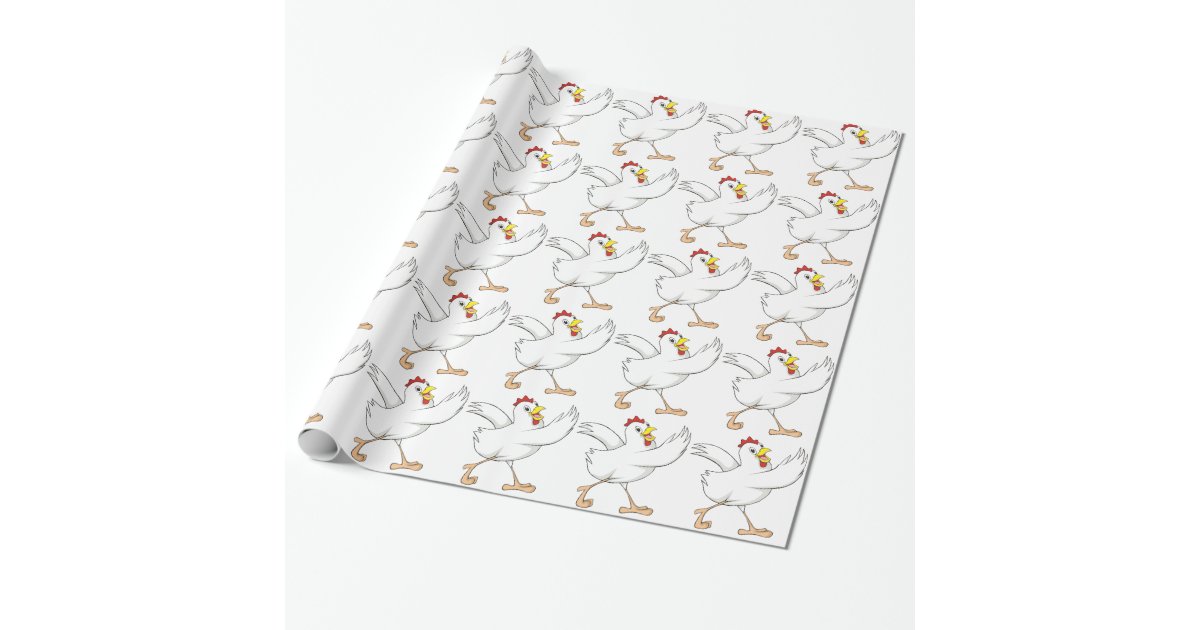 Happy Chicken Wrapping Paper | Zazzle