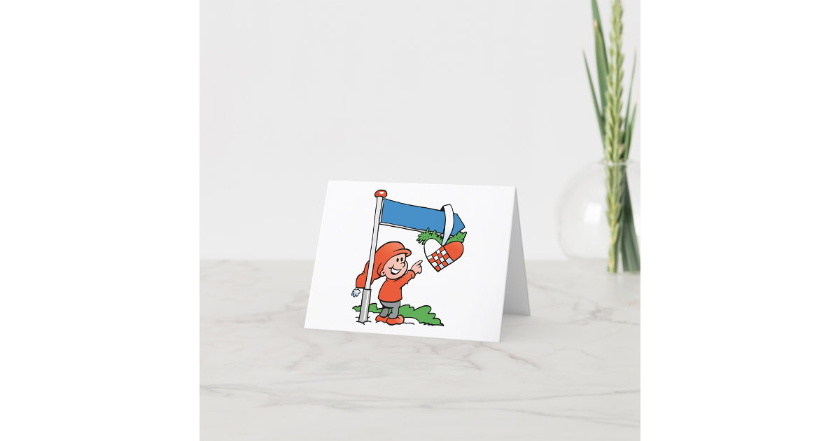 Happy Christmas Elf Thank You Card | Zazzle