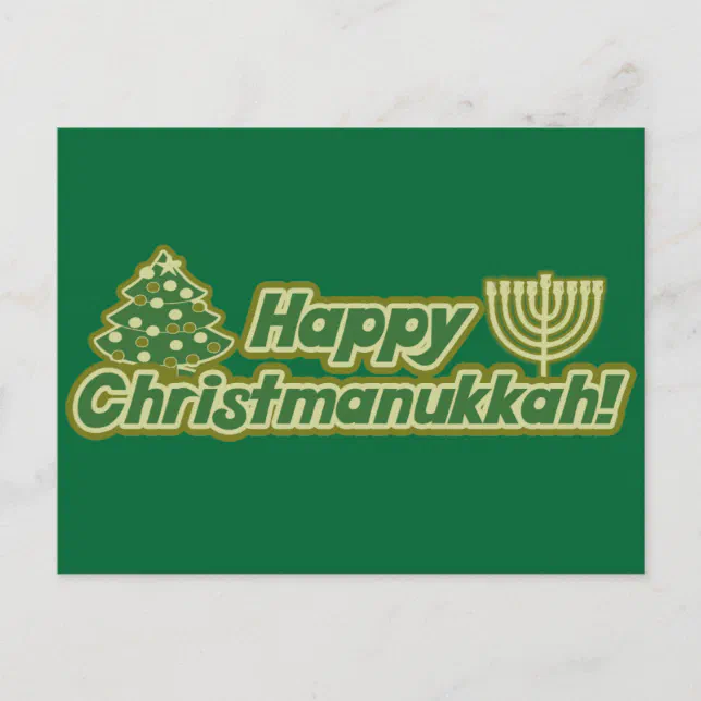 Happy Christmas hanukkah Kwanzaa Holiday Postcard | Zazzle