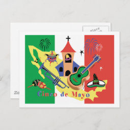Happy Cinco de Mayo Postcard | Zazzle