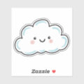Happy Cloud Sticker | Zazzle
