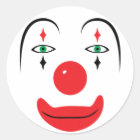 Circus Clowns Classic Round Sticker | Zazzle.com