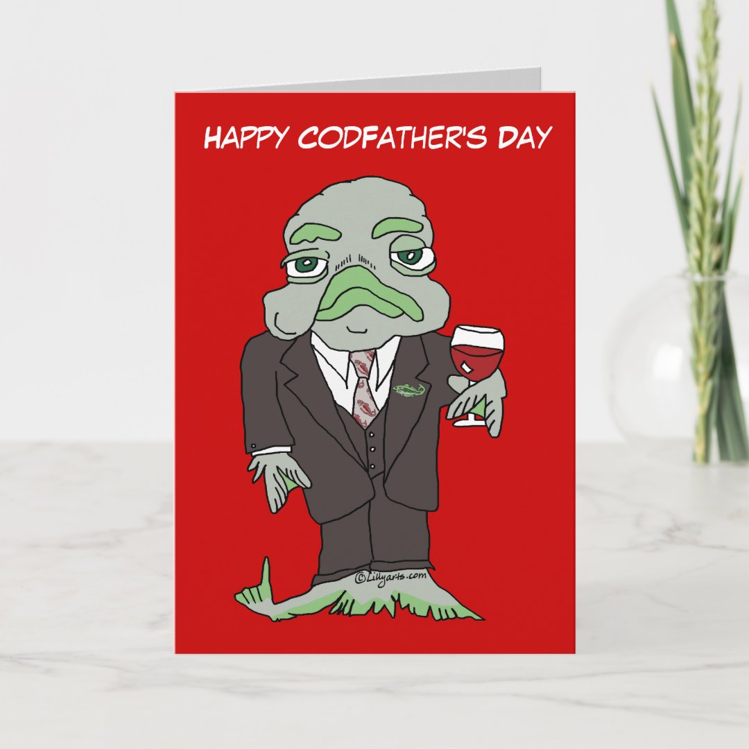 Happy Codfathers Day Greeting Card | Zazzle