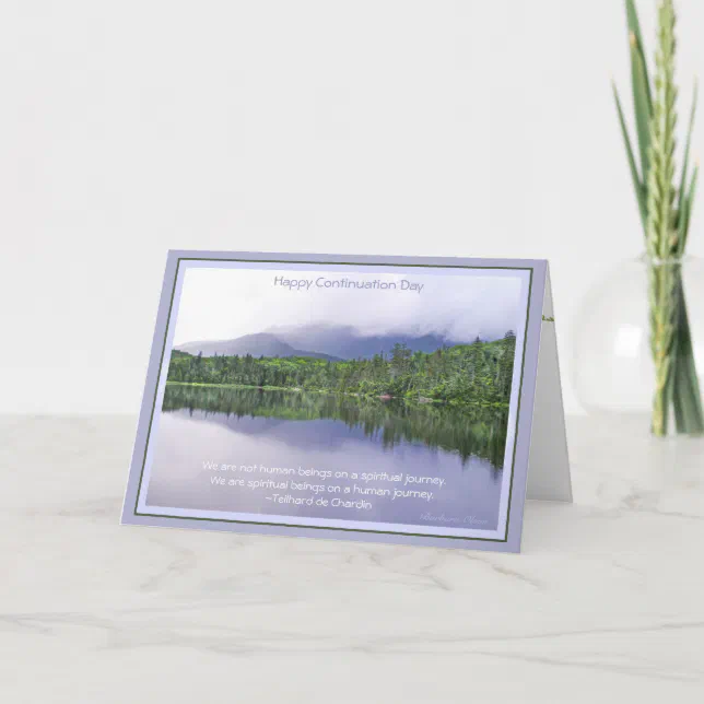 Happy Continuation Day:Celebrating Journey of Life Card | Zazzle
