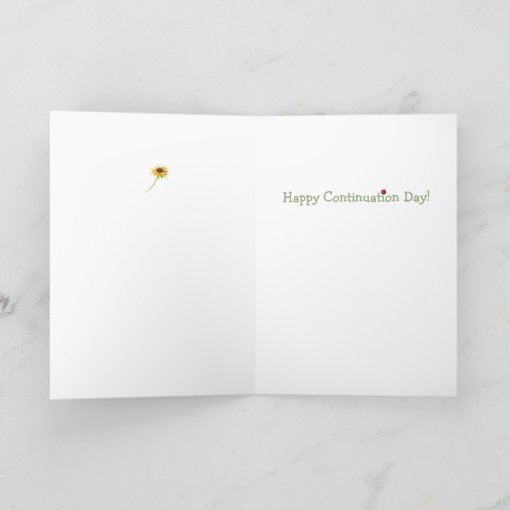 Happy Continuation Day: Savor the moment Card | Zazzle