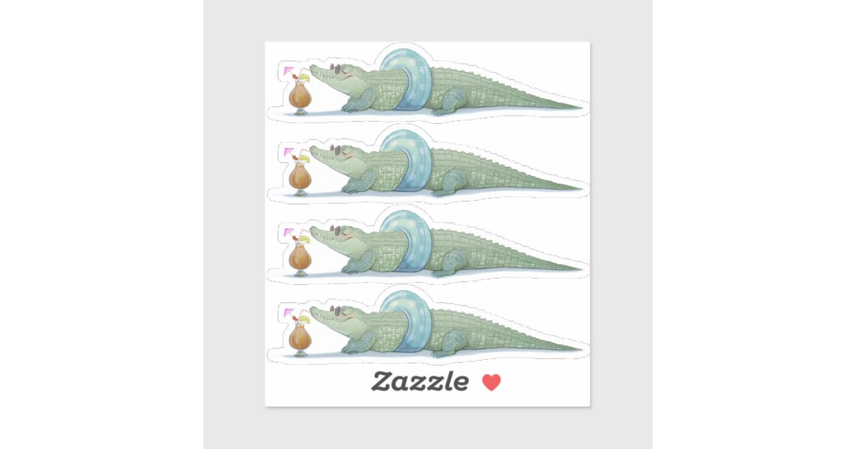 Happy Croc Stickers! Sticker | Zazzle