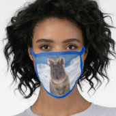 Happy & Cute Quokka on the Beach Australia Face Mask | Zazzle