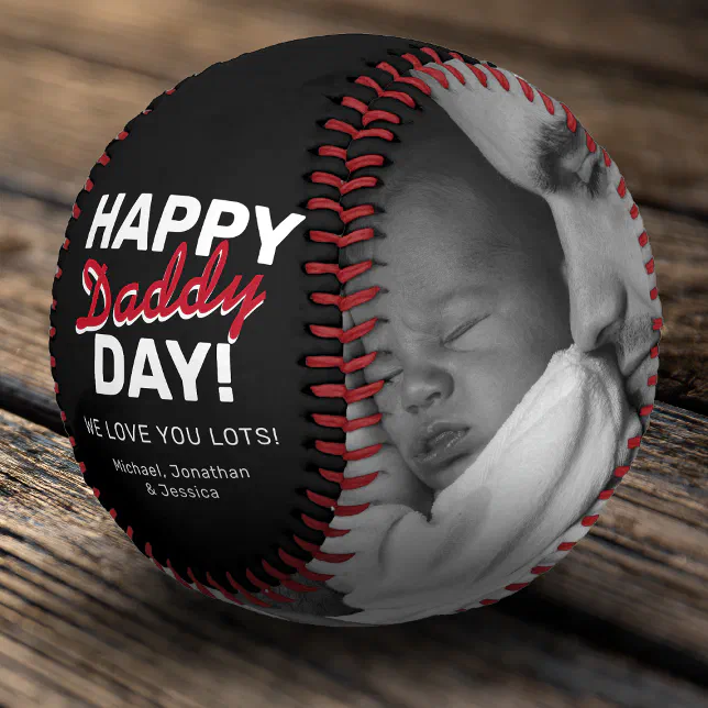 Happy Daddy Day | Cool Father's Day Gift Baseball | Zazzle