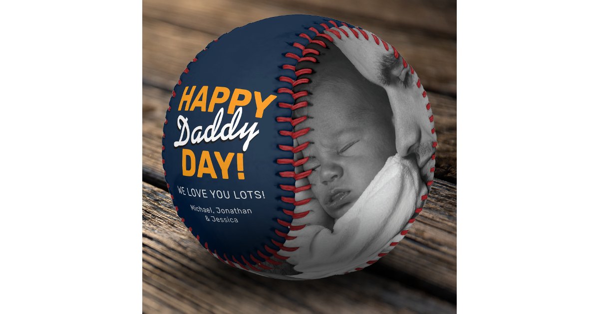 Happy Daddy Day | Father's Day Gift Baseball | Zazzle
