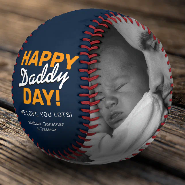 Happy Daddy Day | Father's Day Gift Baseball | Zazzle