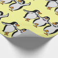 Happy Dancing Penguins Birthday Party Wrapping Paper | Zazzle